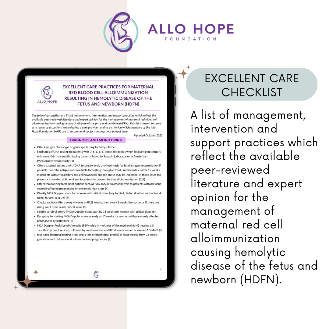 Provider Checklist - Allo Hope Foundation