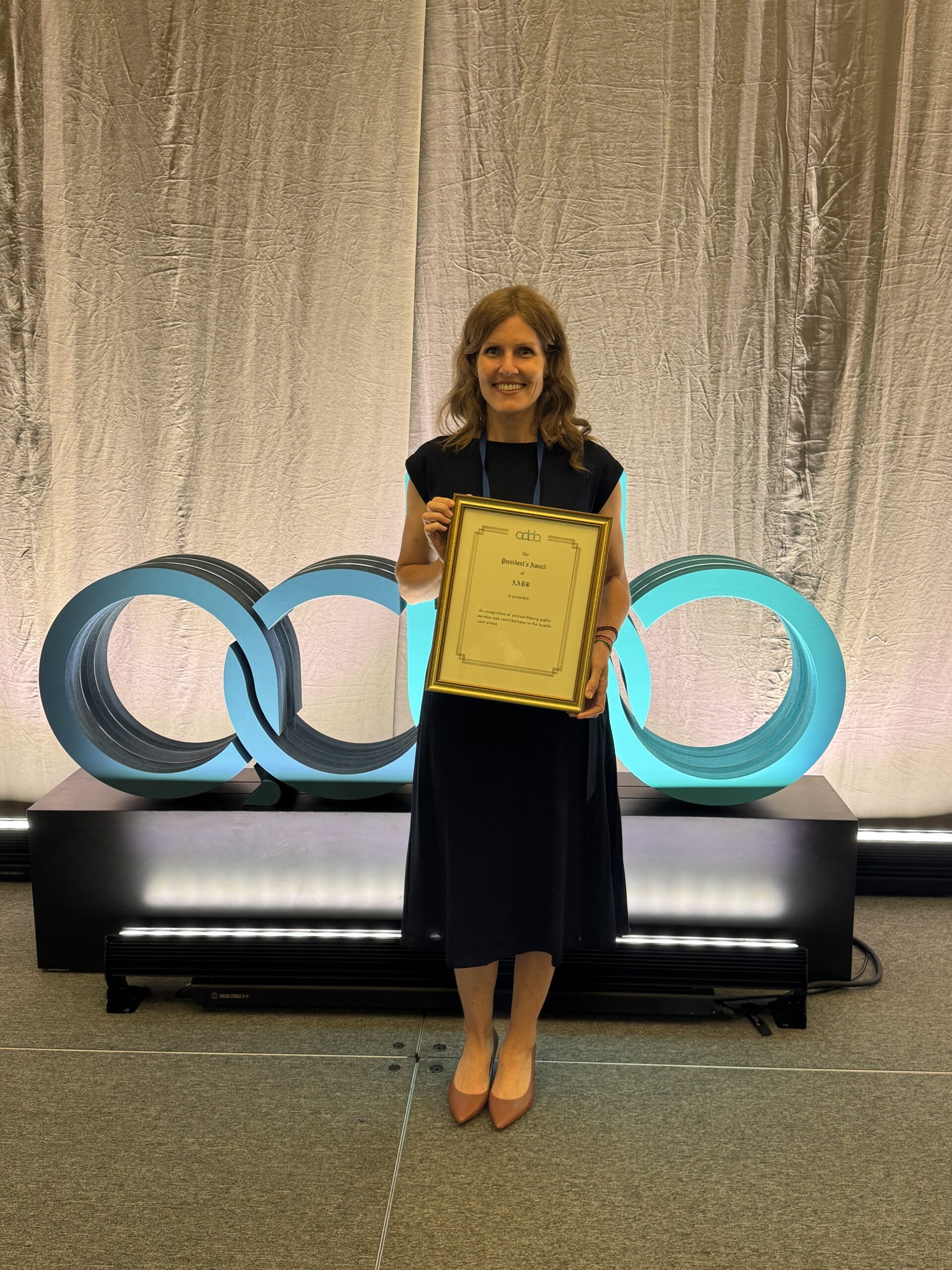 Bethany Receives 2025 AABB Presidents Award - Allo Hope Foundation